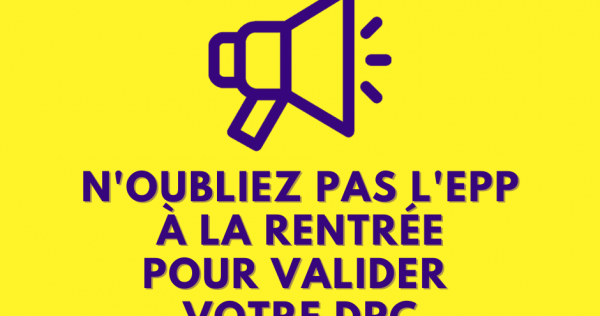 Jusqu'au 30/09/2022 pour valider votre obligation de formation DPC avec ...